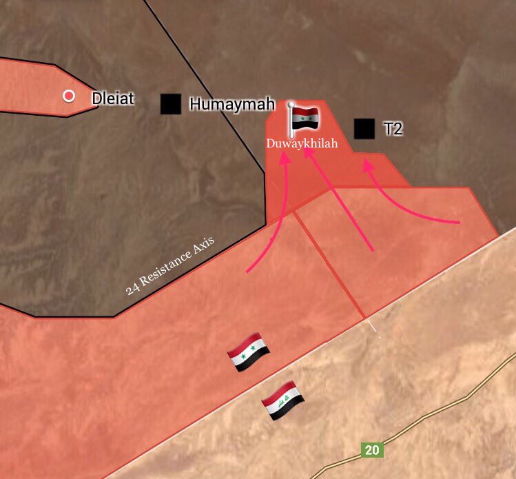 Syrian Army Liberates Duwaykhilah Village Near T2 Pumping StationSouth ...